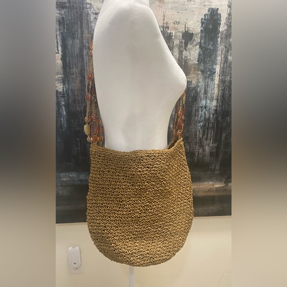 Cappelli Straworld | Bags | Capelli Straworld Woven Straw Purse ...